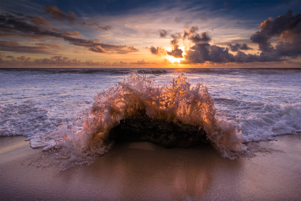 SUN KISSED | Seascapes & Waterfalls | Marlon Holden Fine Art