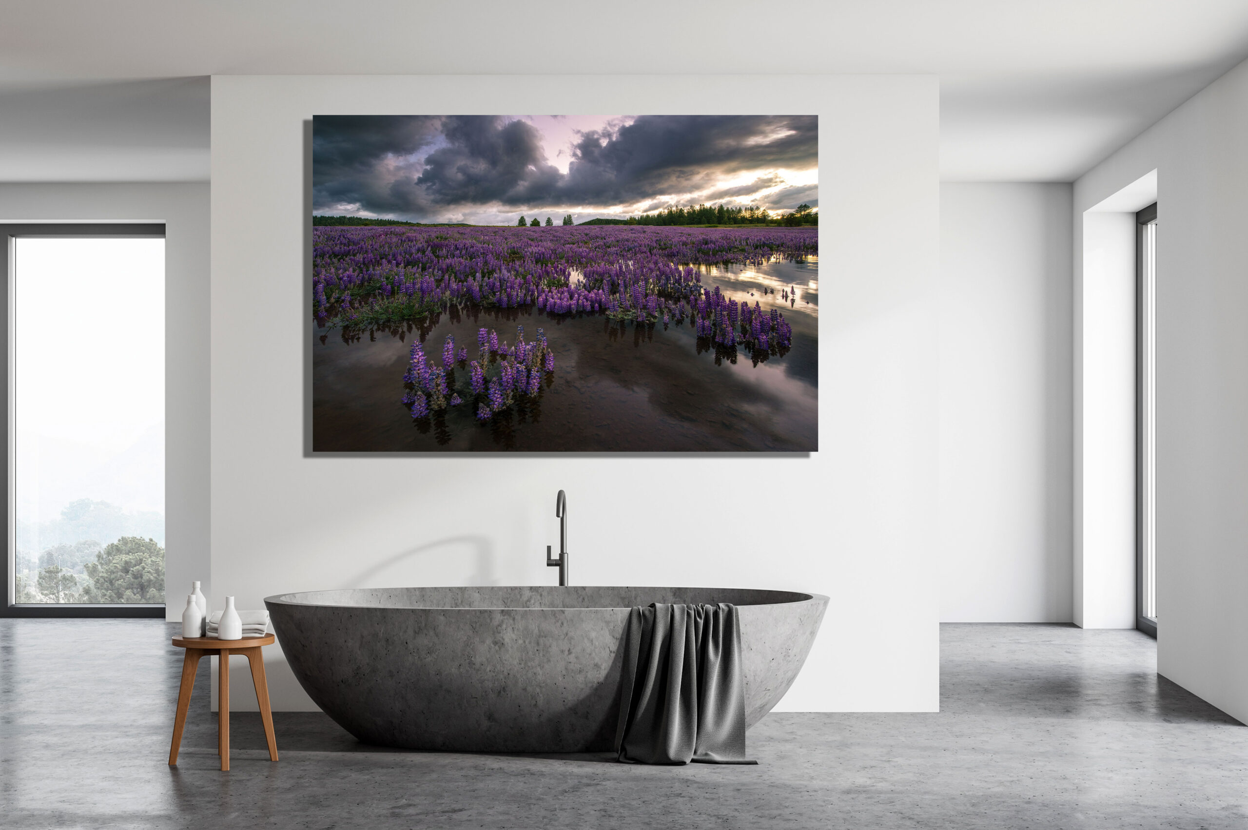 Floating Bloom Fields Flowers Marlon Holden Fine Art